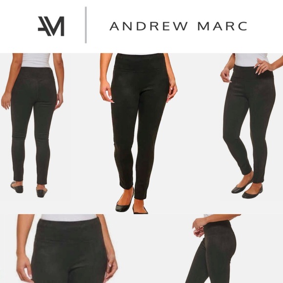 Andrew Marc | Pants & Jumpsuits | Nwt Andrew Marc Faux Suede High Waist ...